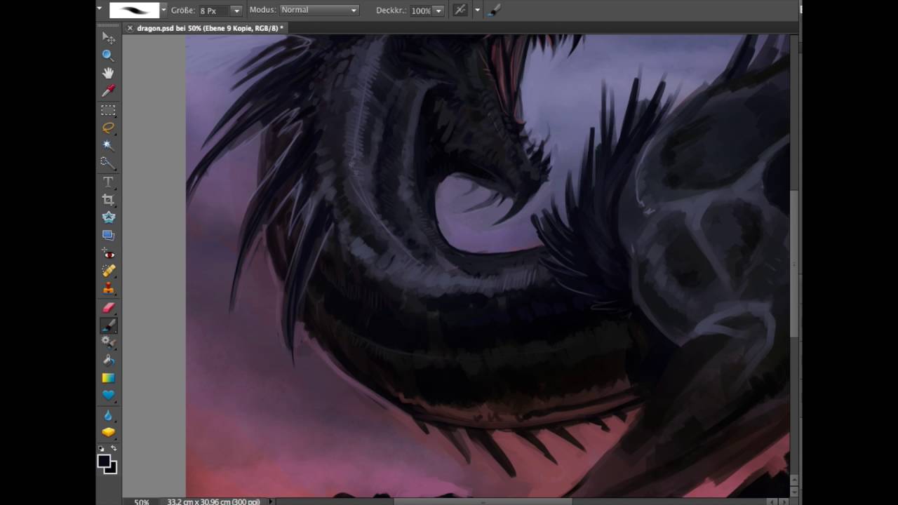 Speedpaint 24 Dragon Youtube