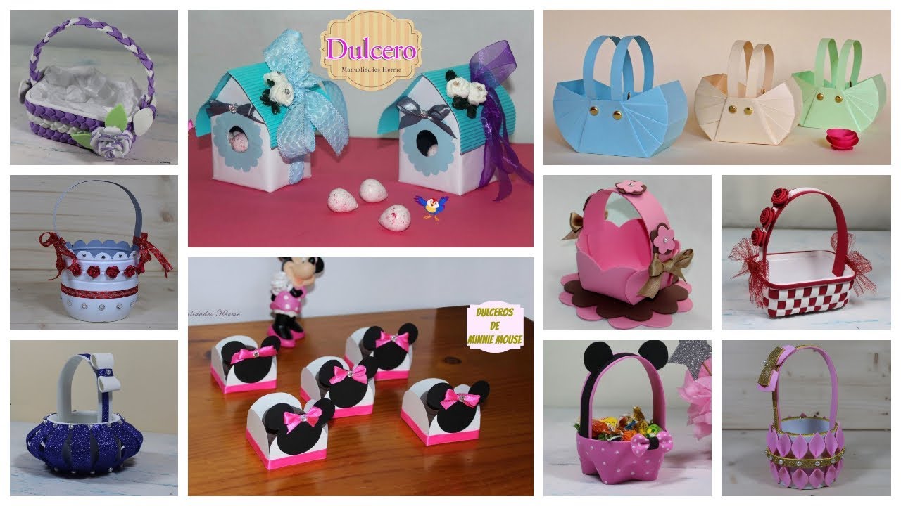 10 Ideas Para Hacer Dulceros Youtube