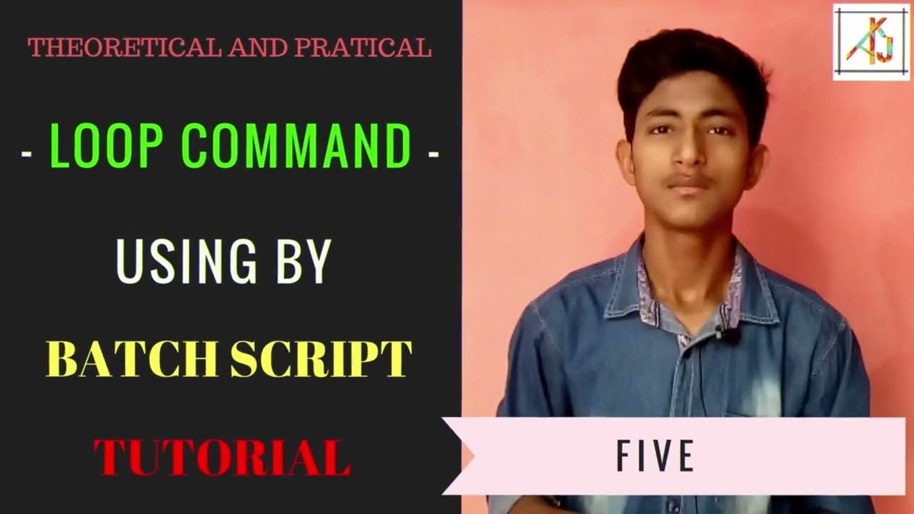 Loop Command Using By Batch Script Tutorial Youtube