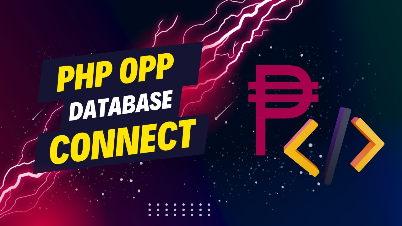 Php Oop Database Connection Tutorial Database Using Pdo Youtube