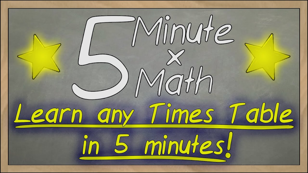5 Minute Math Trailer Youtube