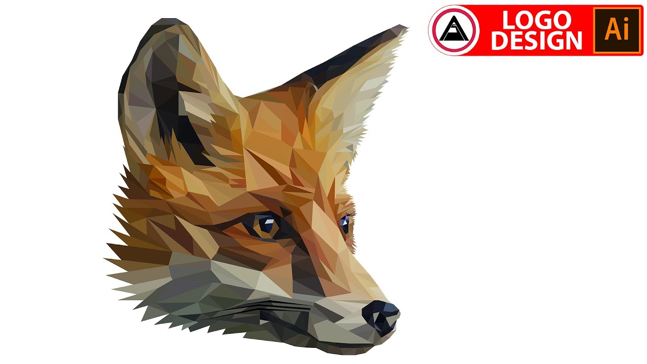 How To Create A Fox Animal Logo Adobe Illustrator Tutorial Cc Free
