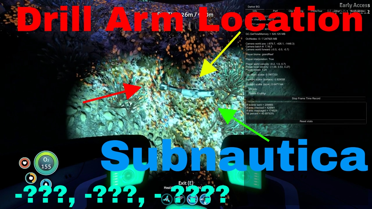 Drill Arm Fragment Location Subnautica Pc Youtube