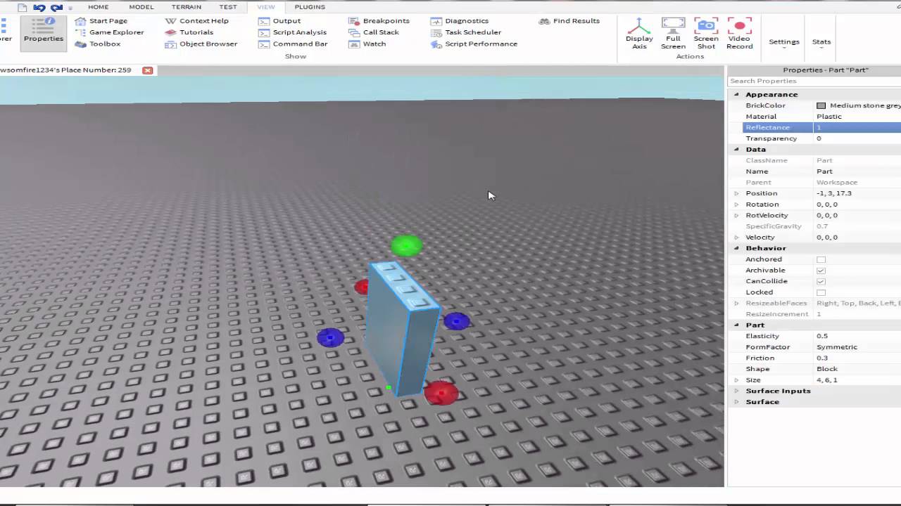 2016 Roblox Studio Basics Youtube