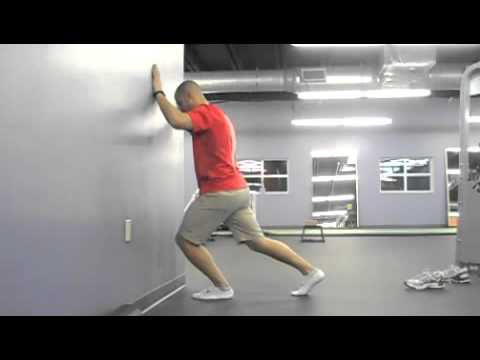 Wall Ankle Mobility Drill Youtube