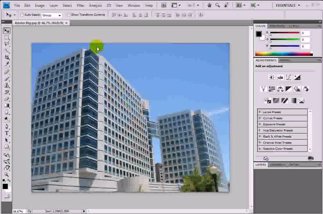 Photoshop Cs4 Interface 02 Avi Youtube