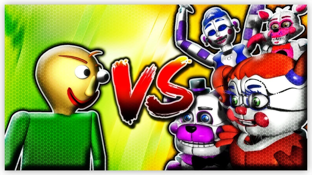 Sfm Fnaf Baldi S Basics Vs Sister Location Youtube