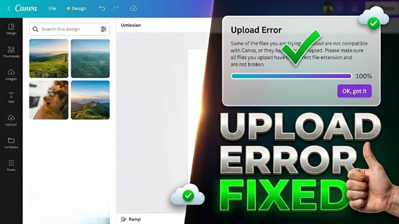 Canva Upload Error Fixed How To Solve Canva Upload Problems Fast