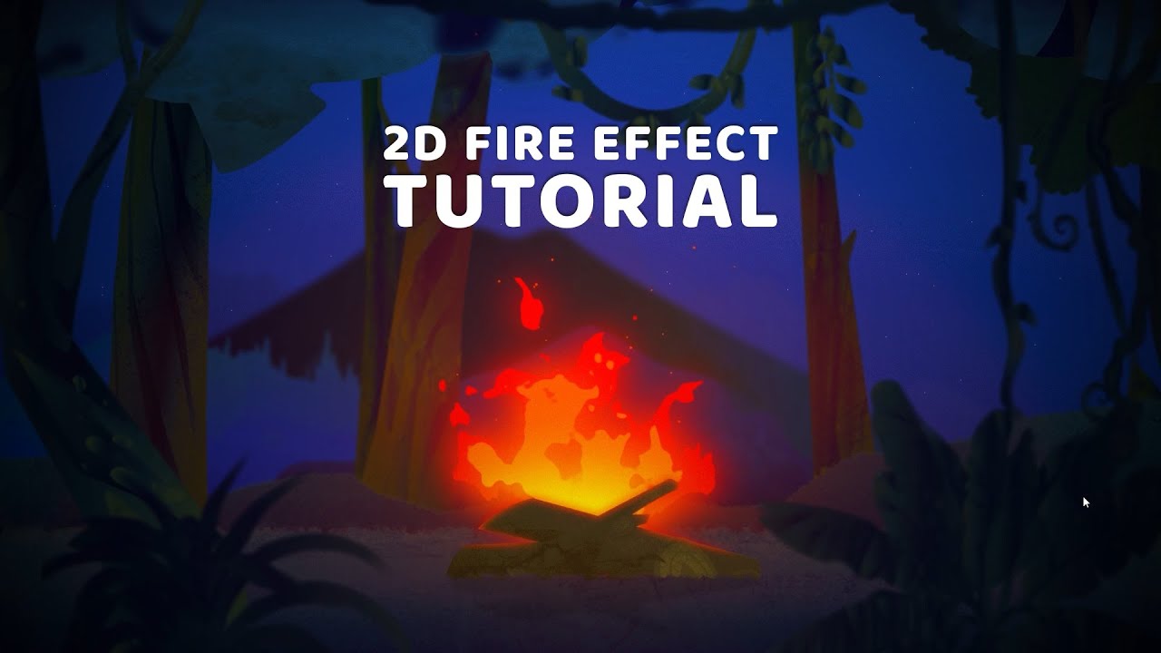 2d Fire Effect After Effects Tutorial No Plugin Required Youtube