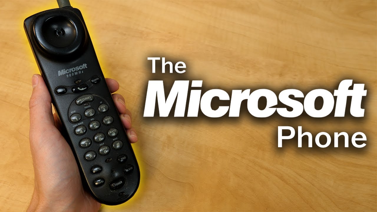 Microsoft S First Phone From 1998 Youtube