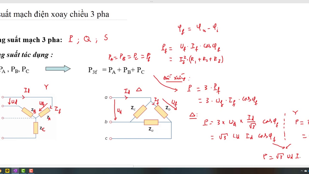4 3 Cong Suat Mach Dien Xoay Chieu 3 Pha Youtube