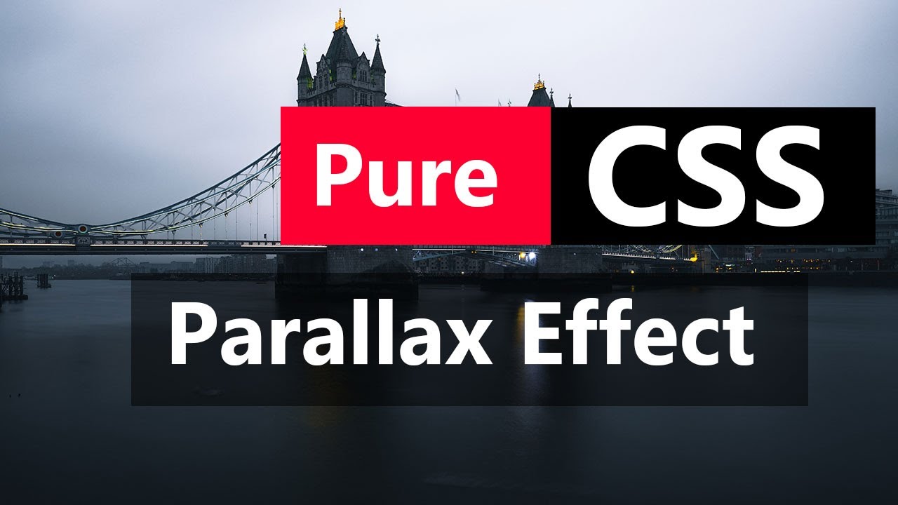 Stunning Pure Css Parallax Scrolling Effect No Javascript Html