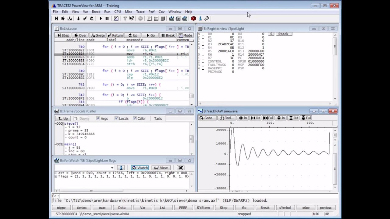 Trace32 Gui General Presentation Youtube