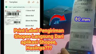 Cetak Resi Shopee Pakai Hp Print Resi Shopee Pakai Printer Bluetooth ...