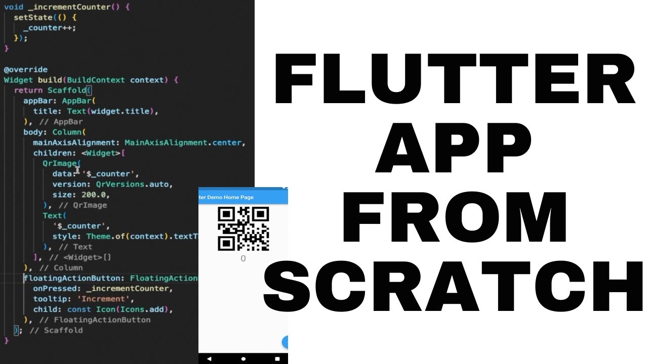 Flutter Tutorial Create A Mobile App From Scratch Youtube