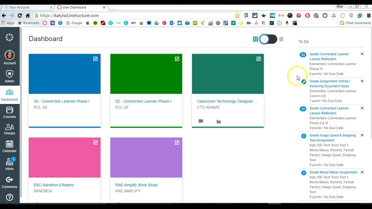 Canvas Dashboard Youtube