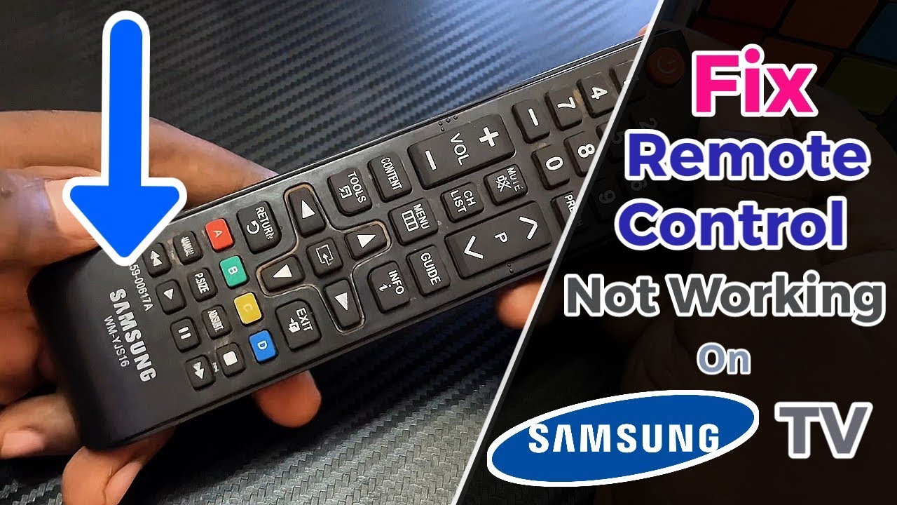 How To Fix Samsung Tv Remote Not Working Power Button All Buttons