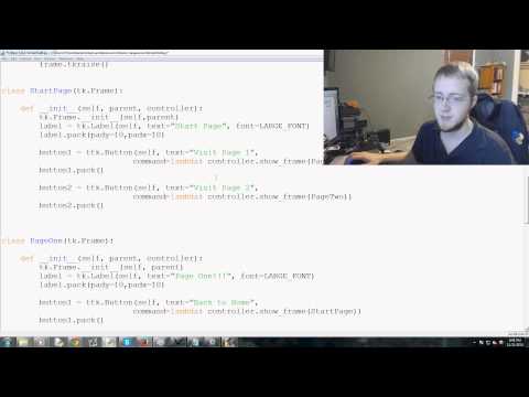 Organizing Our Gui Window Tkinter Tutorial Python 3 4 P 8 Video