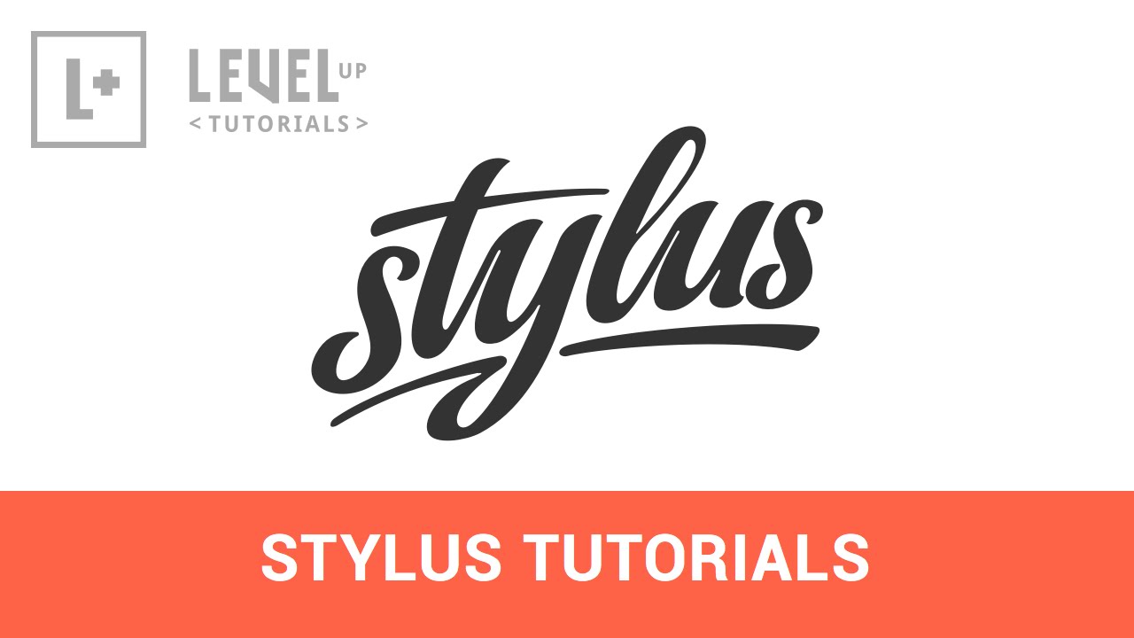 1 Series Introduction Stylus Tutorials Youtube