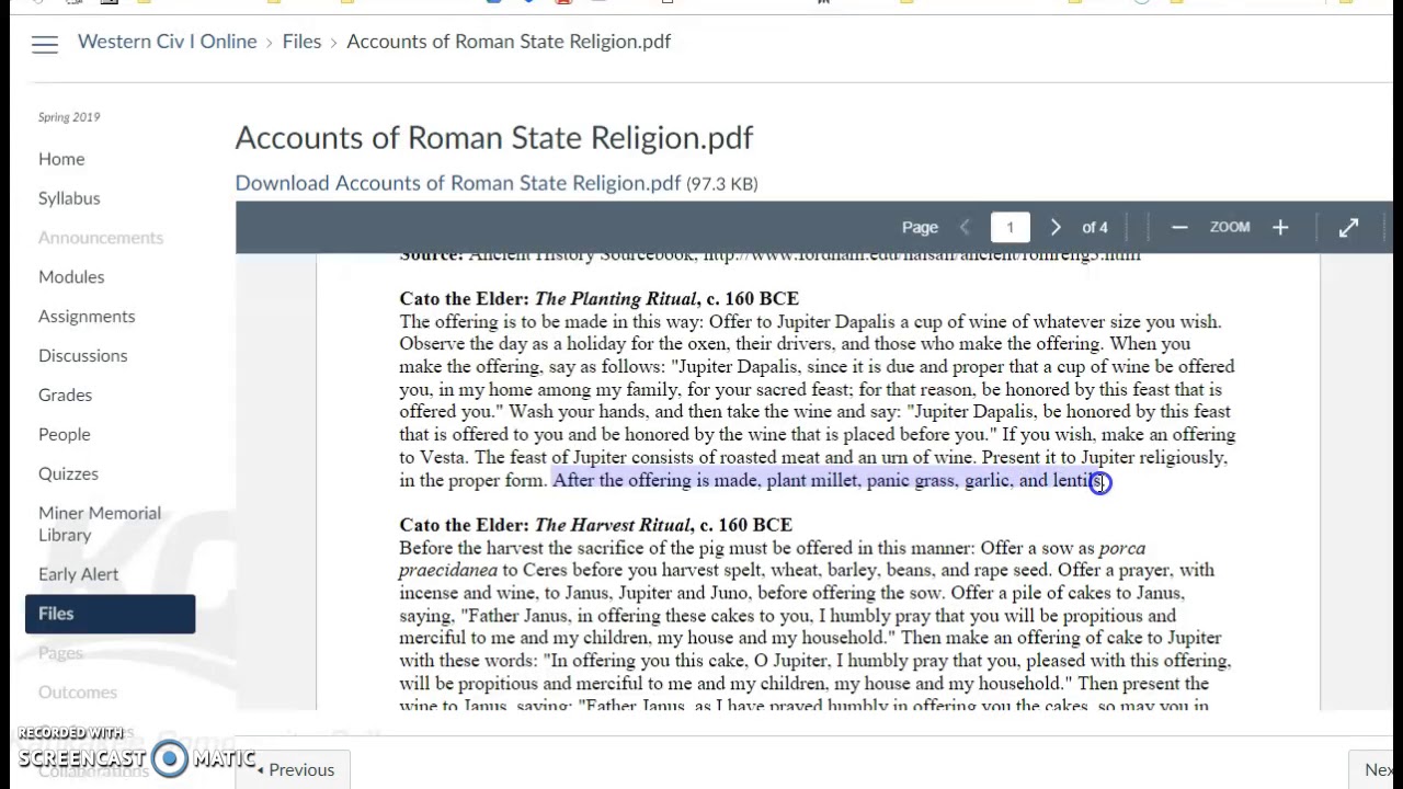 Example Primary Source Analysis Youtube
