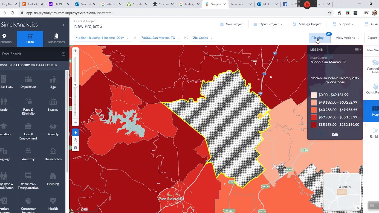 Simplyanalytics Map Function Youtube