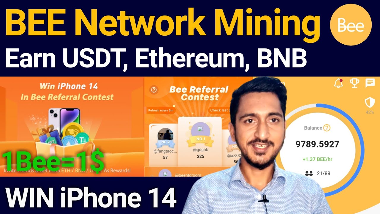 Bee Network Mining Earn Free Usd And Win Iphone 14 Bee Coin Price 1