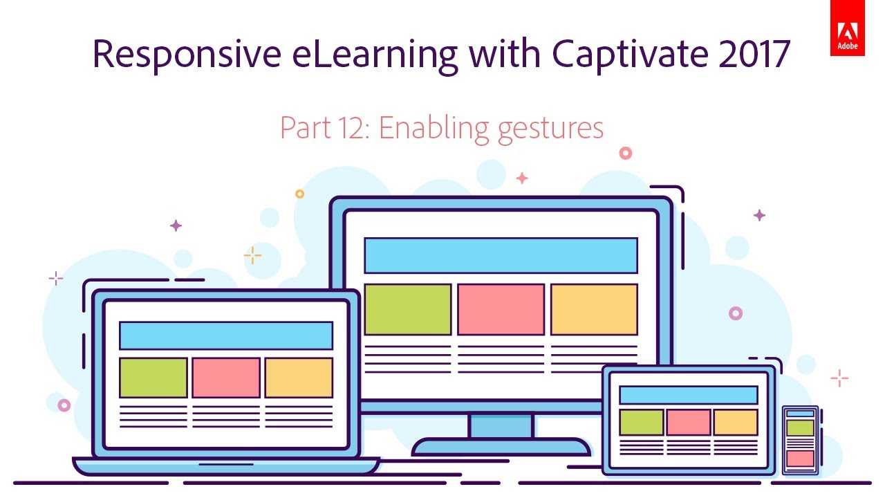 Responsive Elearning With Captivate 2017 Part 12 Enabling Gestures