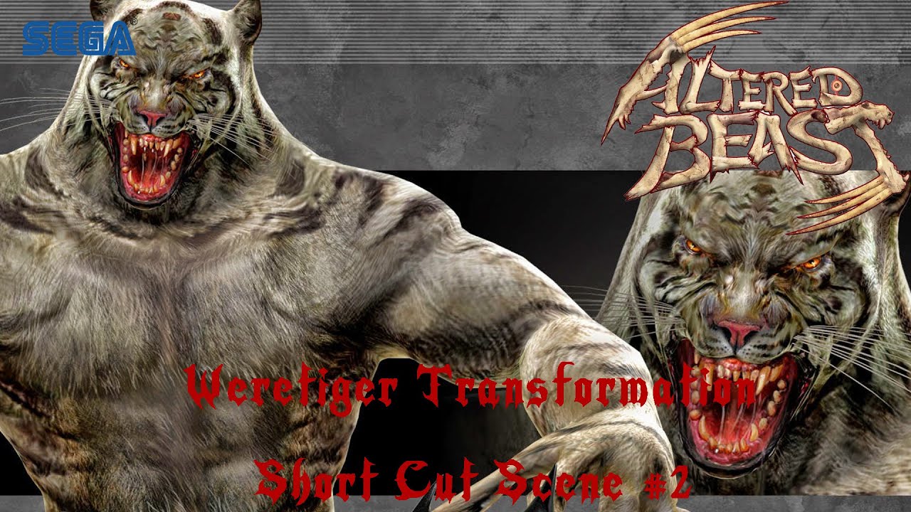 Project Altered Beast Ps2 Transformation Cut Scene Weretiger Tf 2