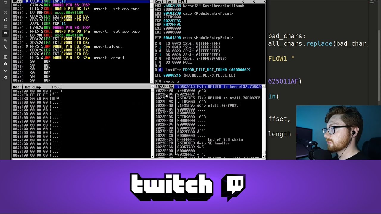 Vod Tryhackme Buffer Overflow Prep Youtube