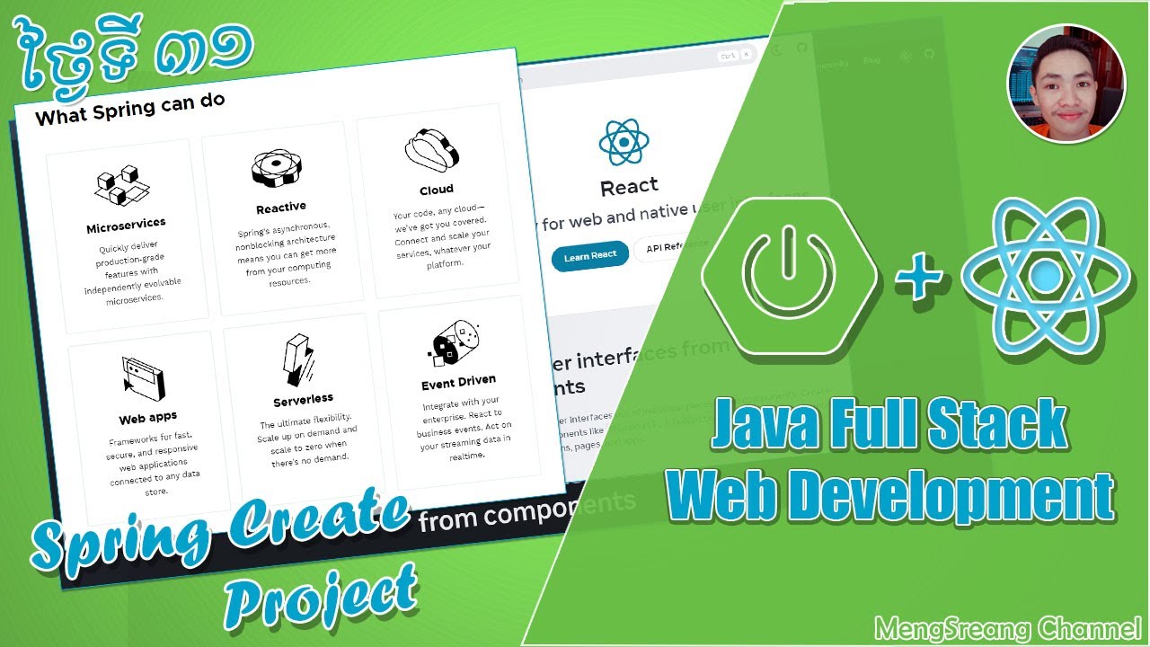 Java Full Stack Web Development Spring Create Project Day 31