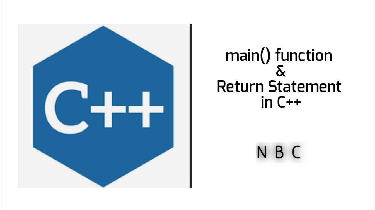 All About Main Function Return Statement In C Youtube