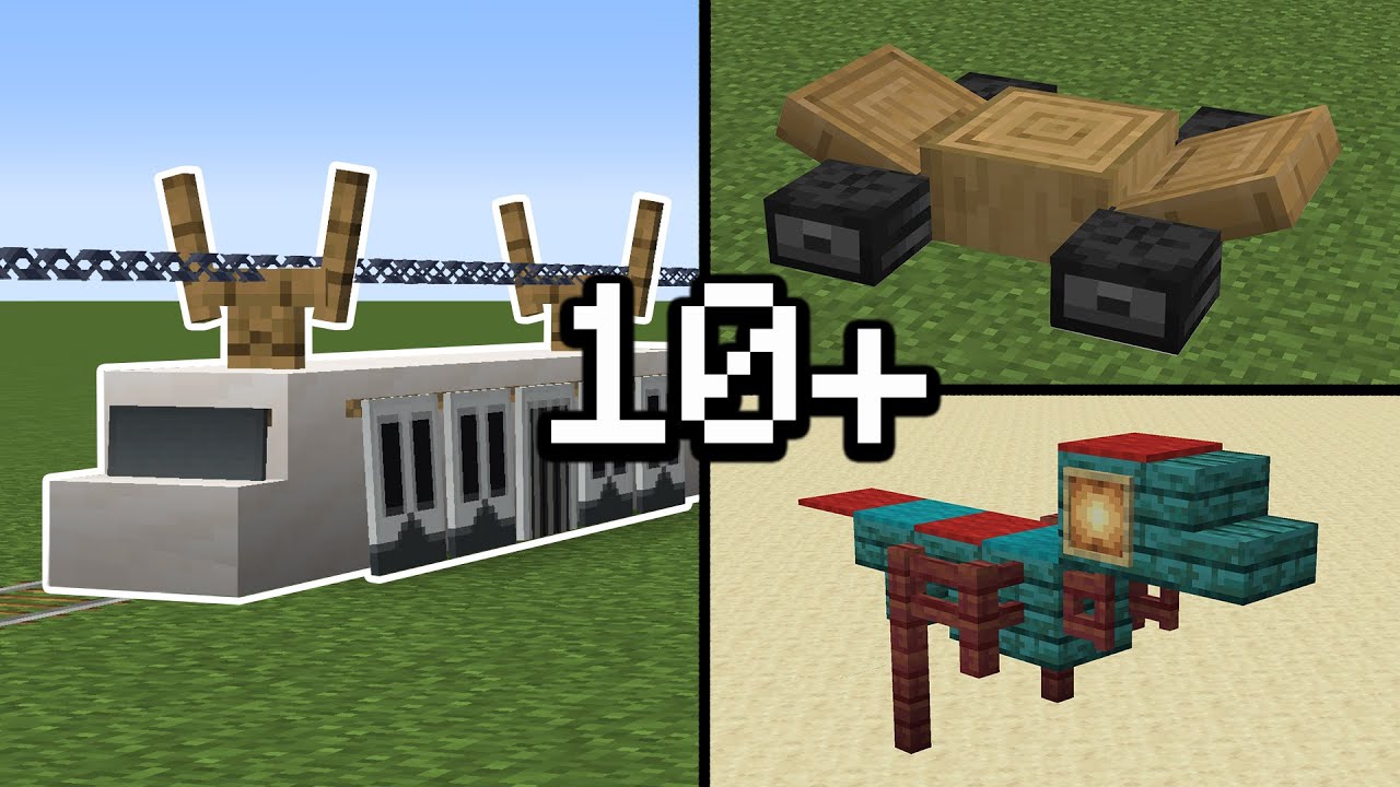 10 Build Hacks In Minecraft 17 Youtube