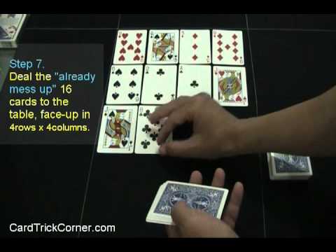 16 Cards Easy Mind Reading Card Tricks Tutorial Youtube