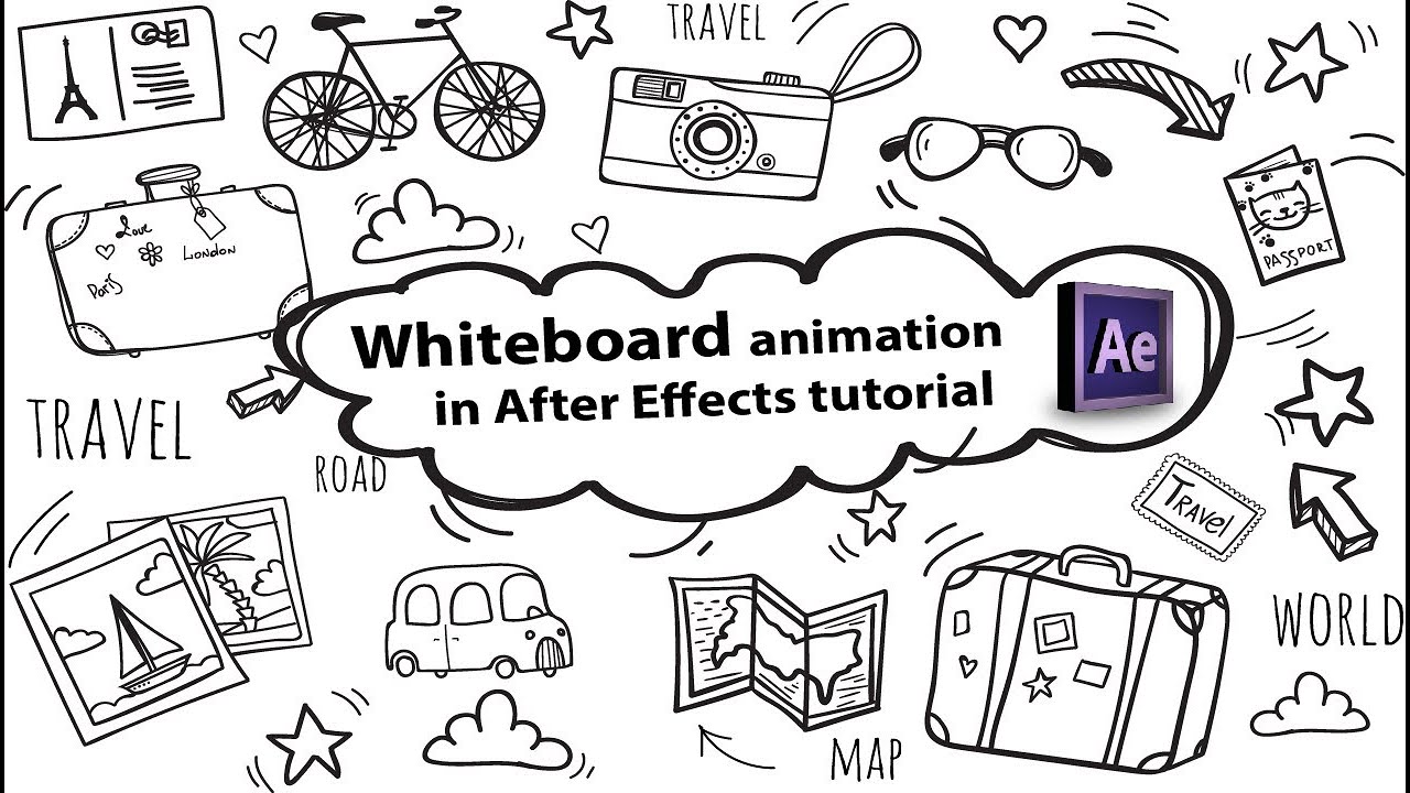How To Make A Whiteboard Animation In After Effects Youtube