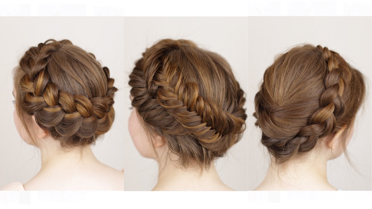 3 Ways To Do A Crown Braid Youtube