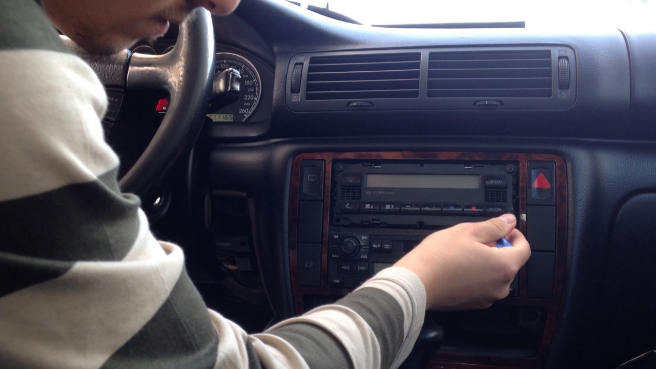 Passat B5 5 3bg Climatronic And Button Cap Replacement Youtube