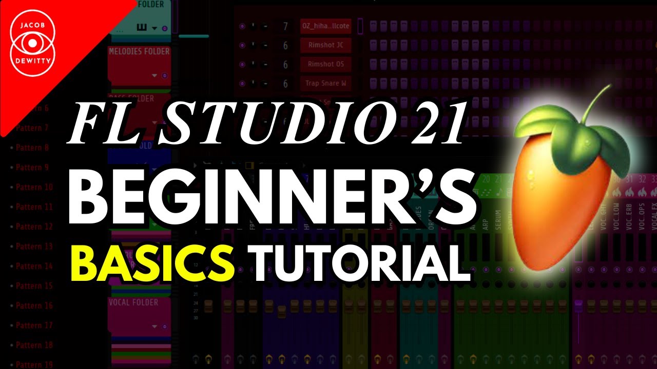 Fl Studio Complete Beginner Basic Tutorial Youtube