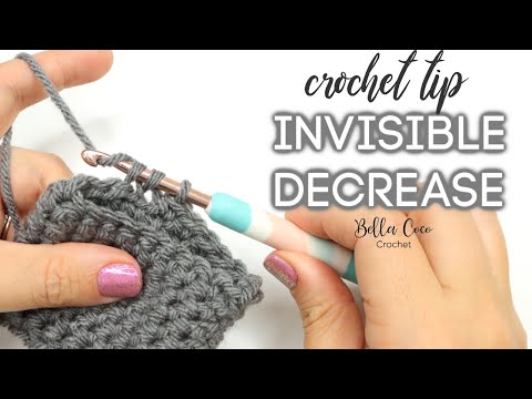 Learn How To Crochet An Invisible Decrease Bella Coco Crochet