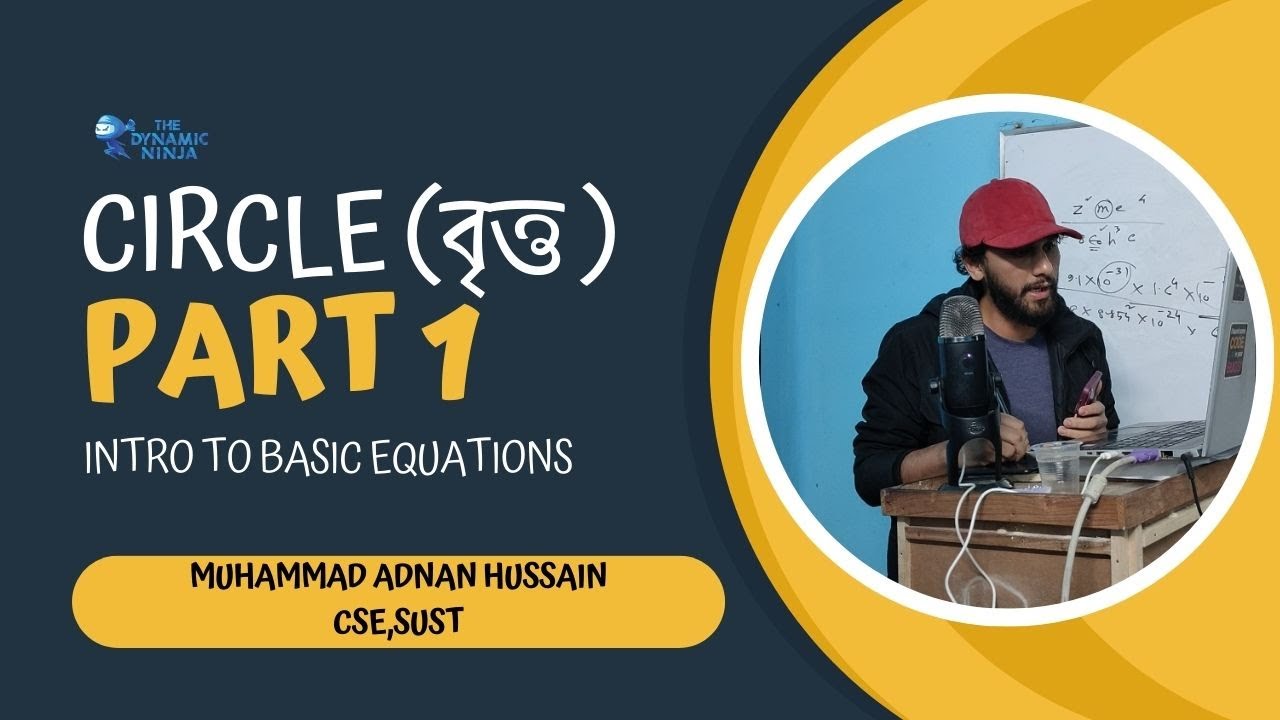 Circle Part 1 Intro To Basic Equations Youtube