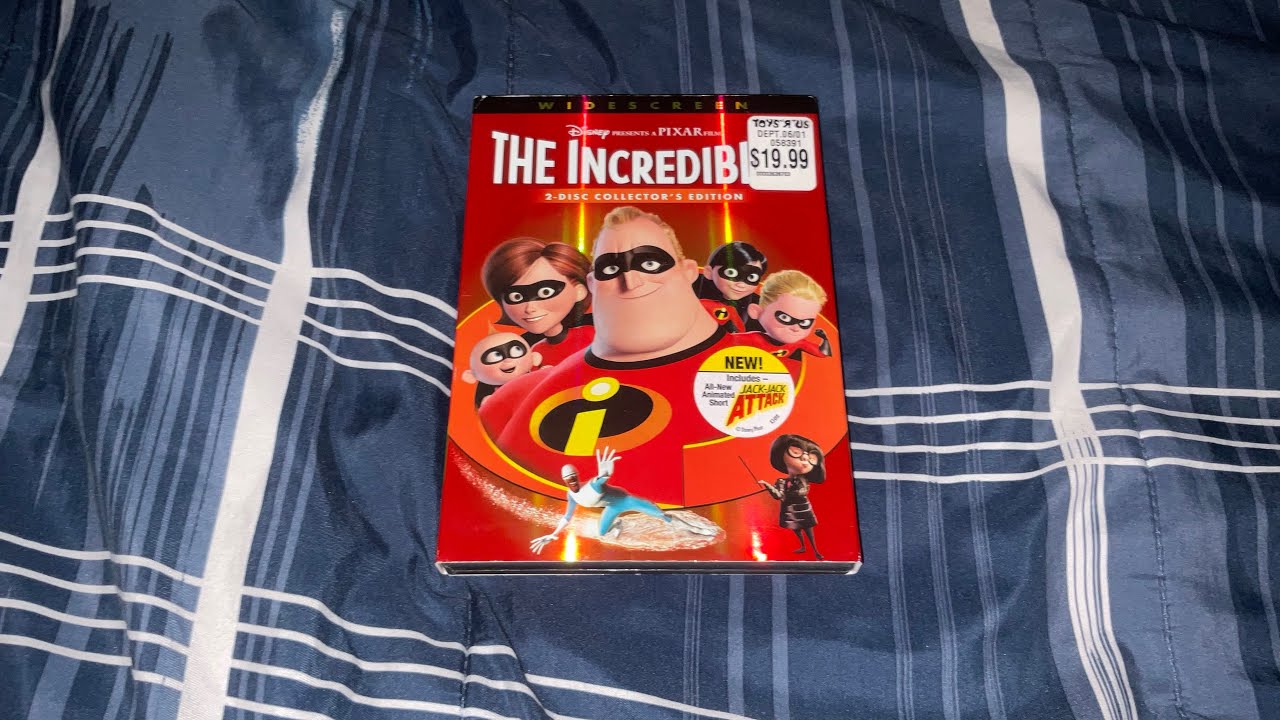 Opening To The Incredibles 2005 Dvd Widescreen Version Youtube