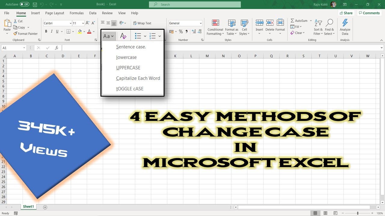 Excel Tutorial 2 Case 2 Solution