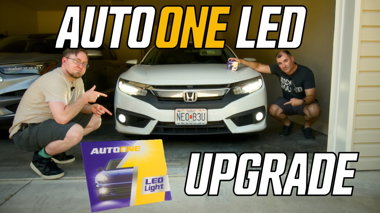 Autoone Led Fog Light Upgrade Honda Civic Youtube
