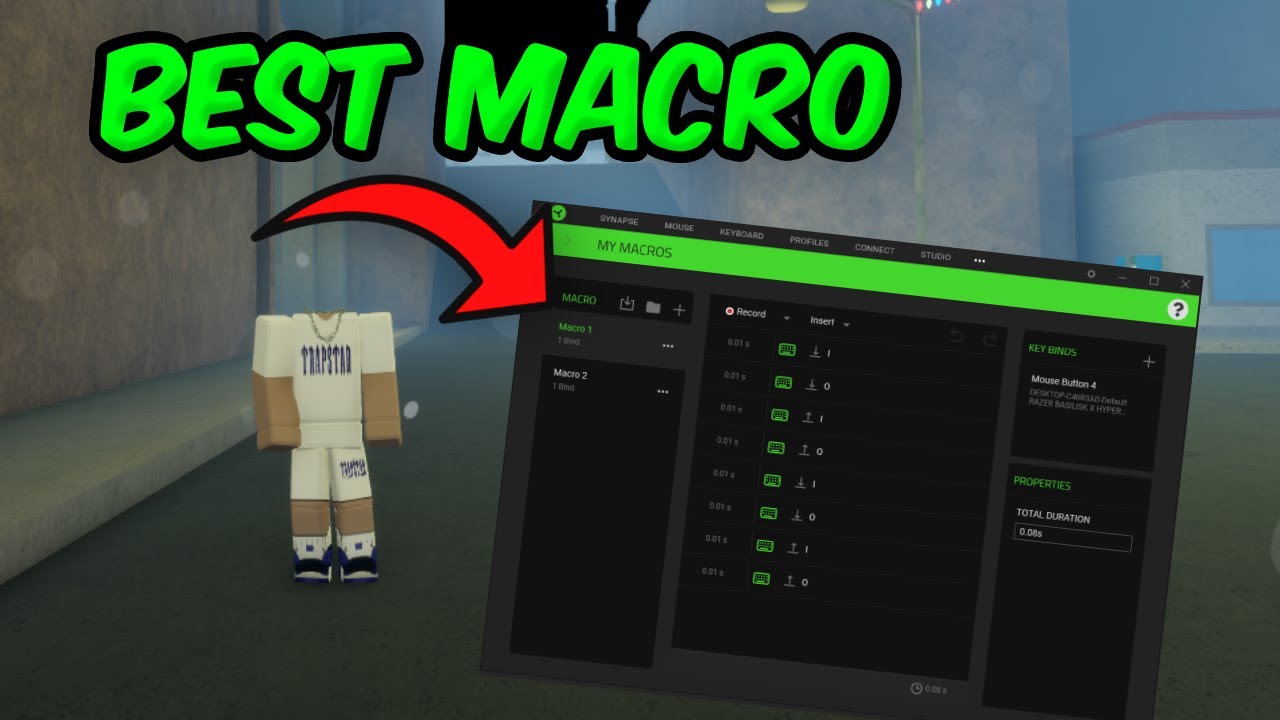 тнрbest New Da Hood Macro Razer тнр Youtube