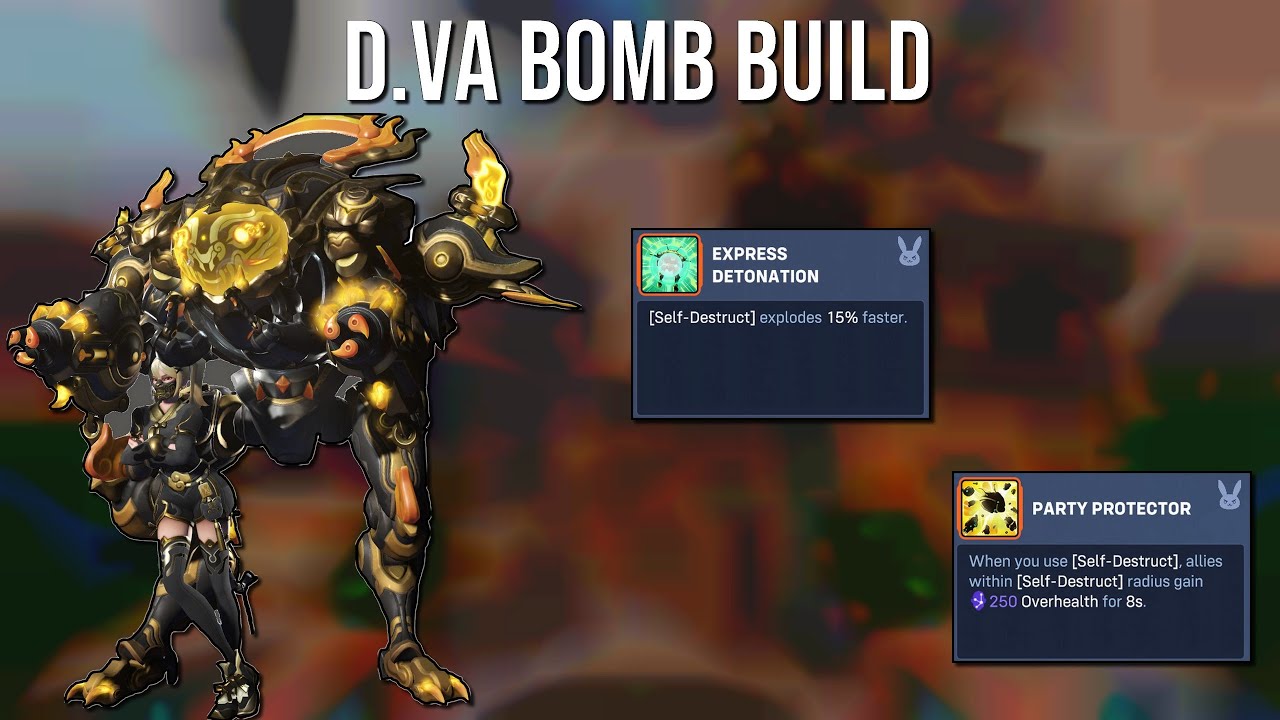 D Va Bomb Is So Good In Stadium D Va Bomb Build Overwatch 2