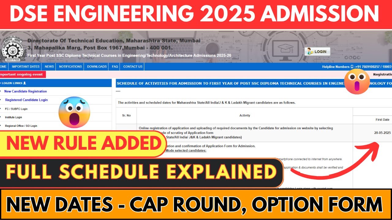 Dse Admission Registration Process Dates Schedule Explained Direct