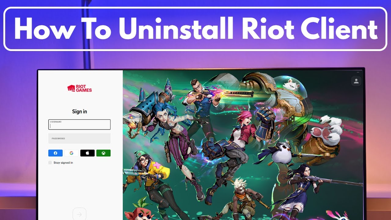 How To Uninstall Riot Client Youtube