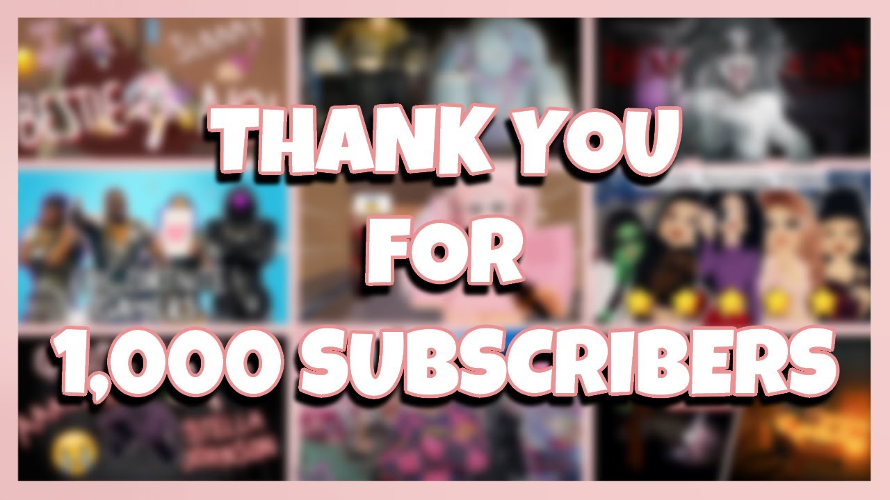 1k Subscribers Youtube