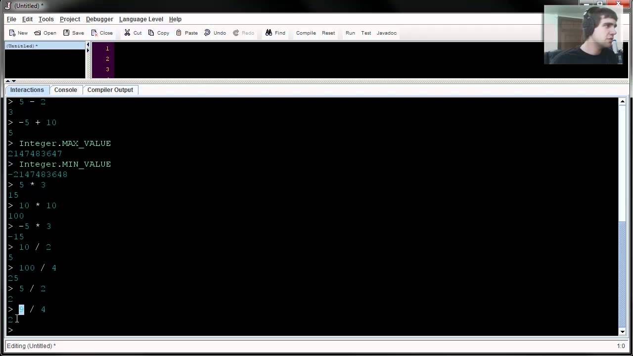 Lesson 02 Java Math Operations Part 1 Youtube