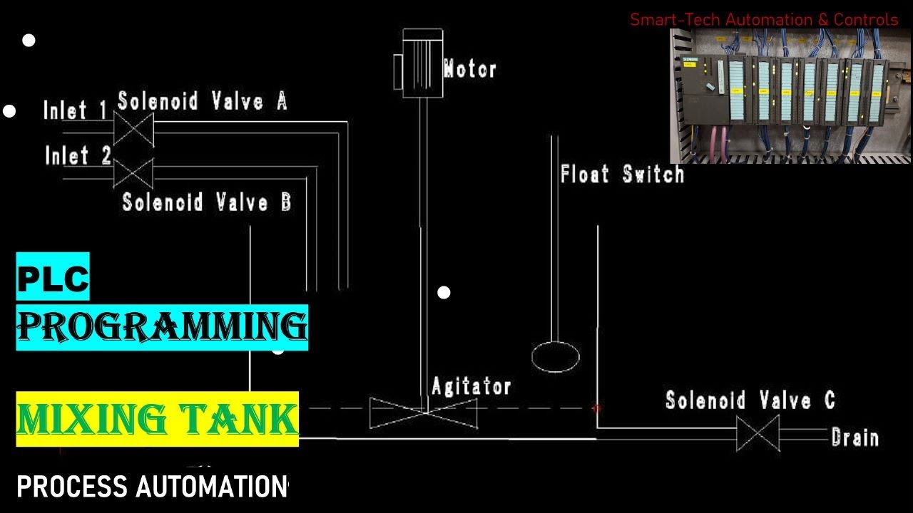 Plc Programming How To Program A Mixing Tank Plc Process Automation