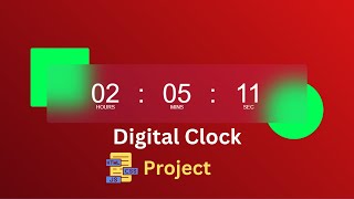 How To Create Digital Clock Using Html Css And Javascri Doovi
